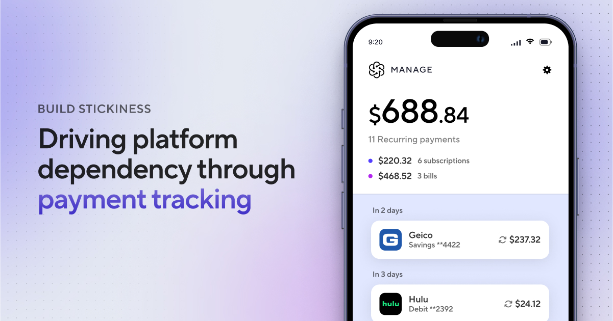 Build Stickiness: Driving Platform Dependency Through Payment Tracking