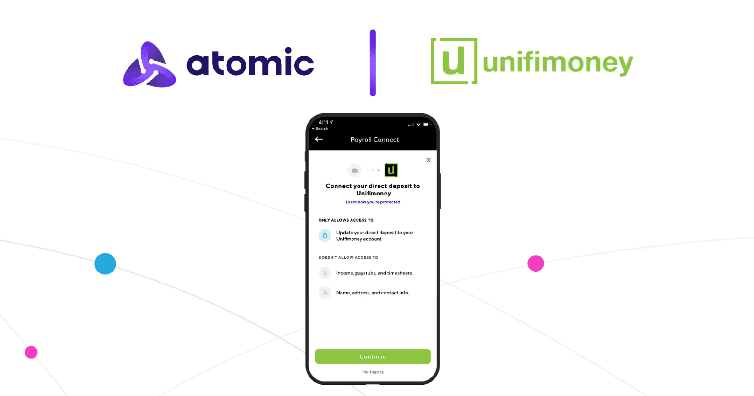 Unifimoney leverages Atomic payroll connectivity to streamline money ...